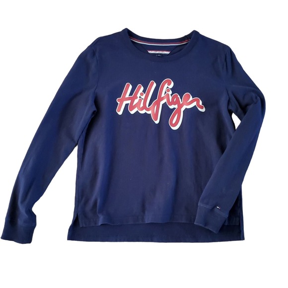 Tommy Hilfiger | Tops | Tommy Hilfiger Womens Sp Navy Blue Red ...